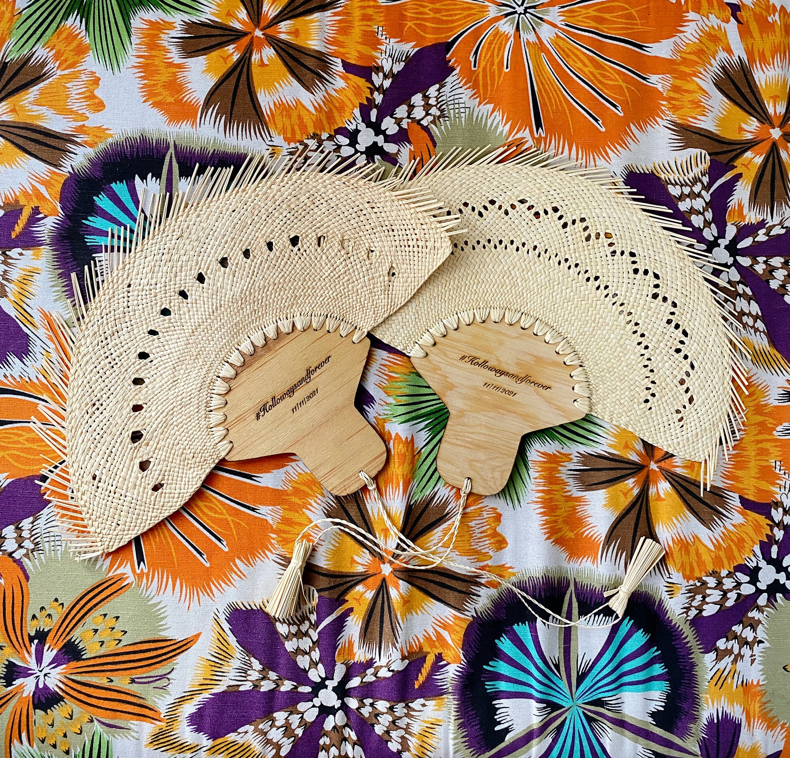 Mexican Woven Hand Fans / Wooden Wedding Favors / Custom Fans for ...