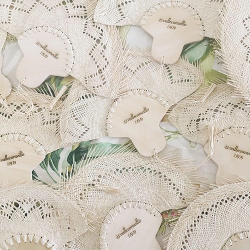 Mexican Woven Hand Fans / Wooden Wedding Favors / Custom Fans - Etsy