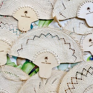 Wedding Fans / Custom Hand Fan for Mexican Wedding / Personalized Woven ...