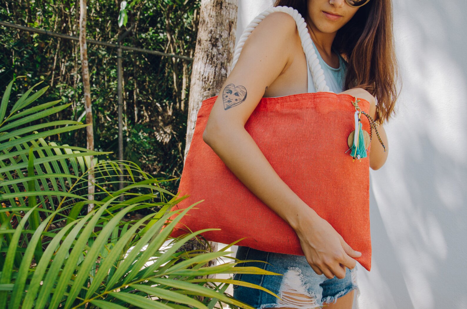 Custom Beach Totes / Jute Tote Bag / Playa Del Carmen Destination ...