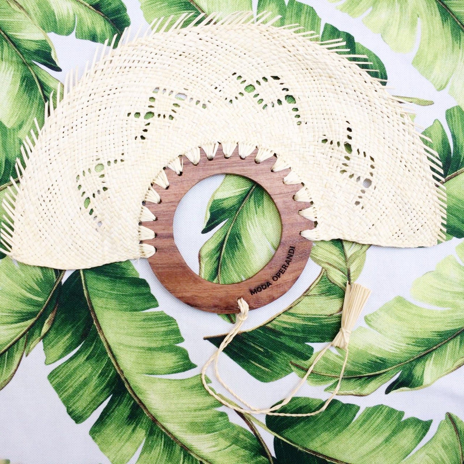 Fans for Wedding Personalized / Wood and Palm Leaf Fans / | Etsy