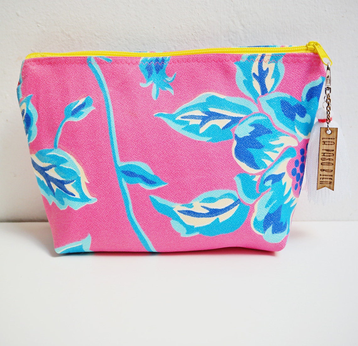 Pink Floral Clutch / Custom Clutches for Bridesmaids / Cozumel ...