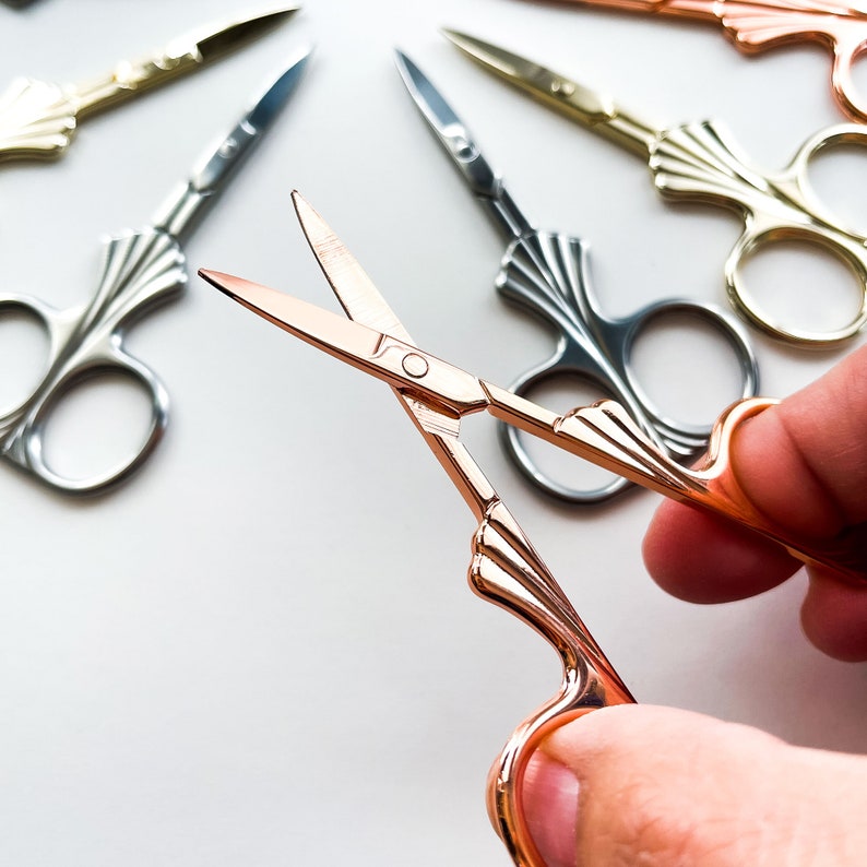 Art Deco Inspired Scissors : Embroidery Scissors - Etsy
