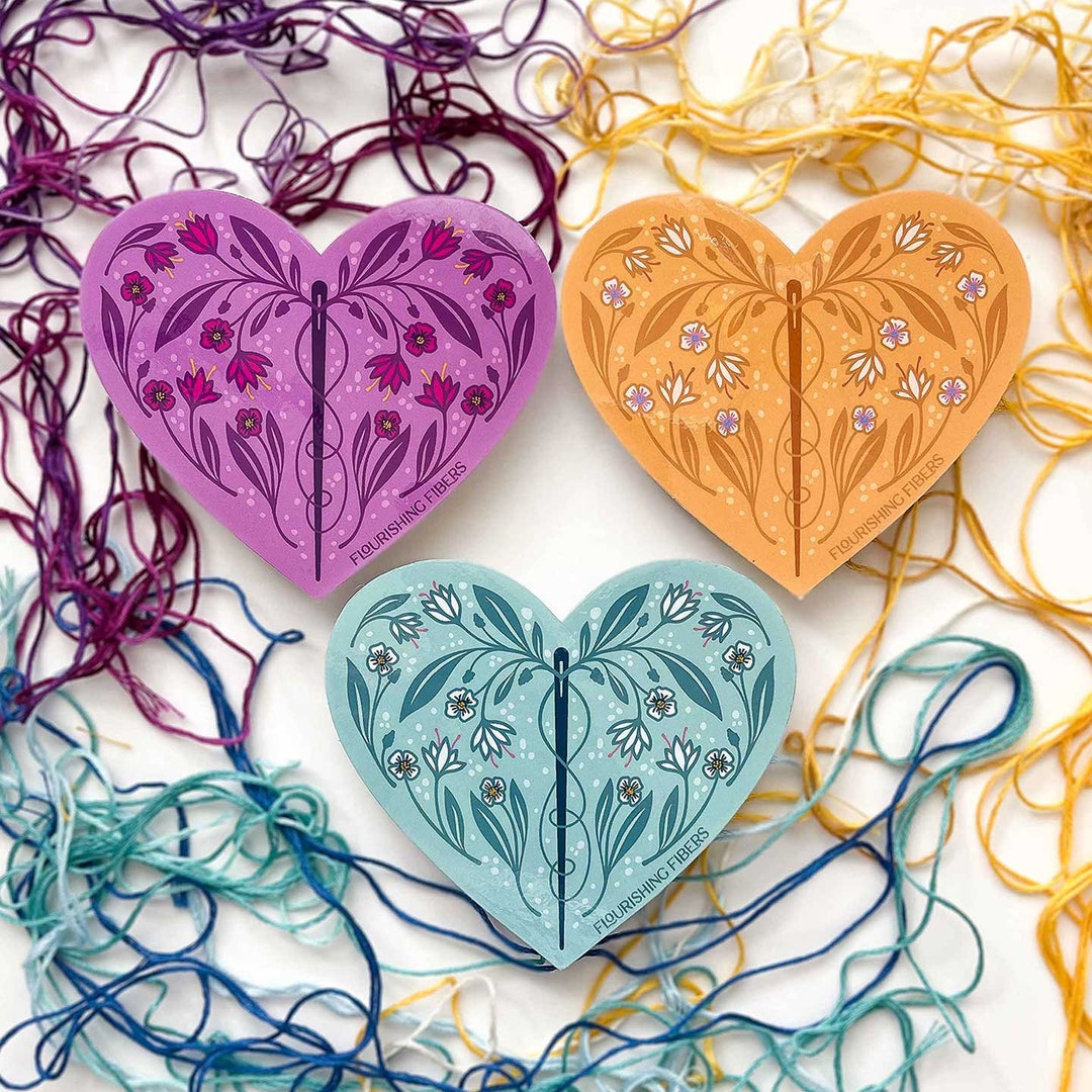 Needle & Thread Vinyl Sticker - Etsy