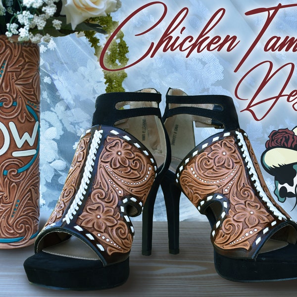 Wedding Western Heels - Etsy