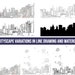 Cityscape SVG, City Line Drawing, City Silhouette / PNG / JPEG - Etsy