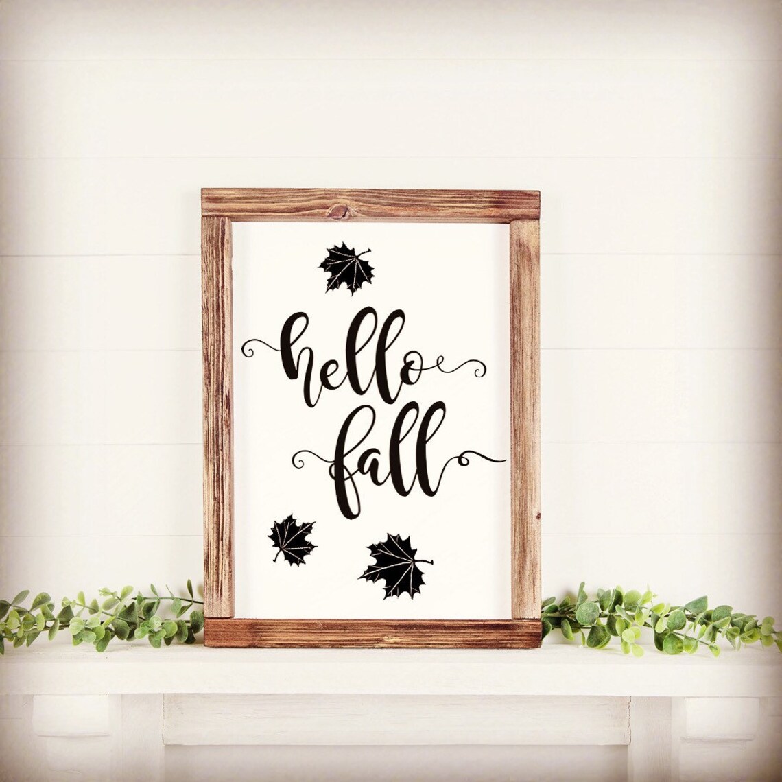 Fall Farmhouse Home Décor Sign SVG Halloween Sign Design | Etsy