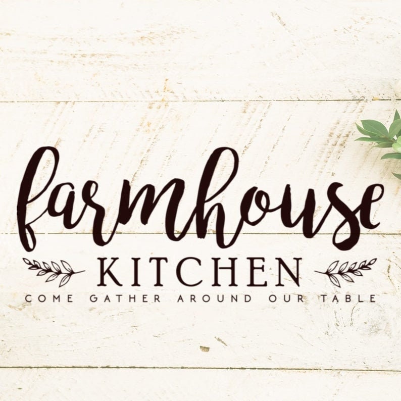 Farmhouse Sign Clipart Rustic Home Decor SVG / PNG | Etsy