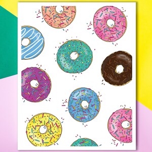 Donut Clipart - Set of 9 + 1 **BONUS** 1 Fully Editable Ai Vector File ...
