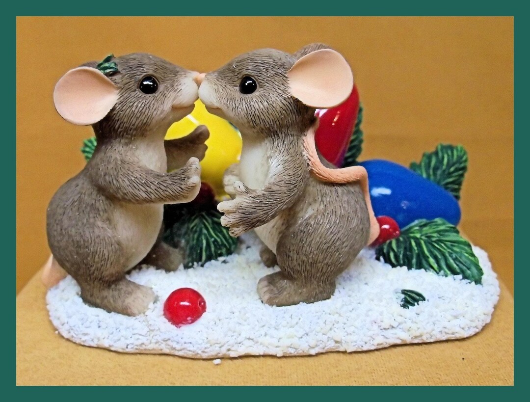 Fitz and Floyd * Charming Tails * KISS-MAS LIGHTS * Limited Edition ...
