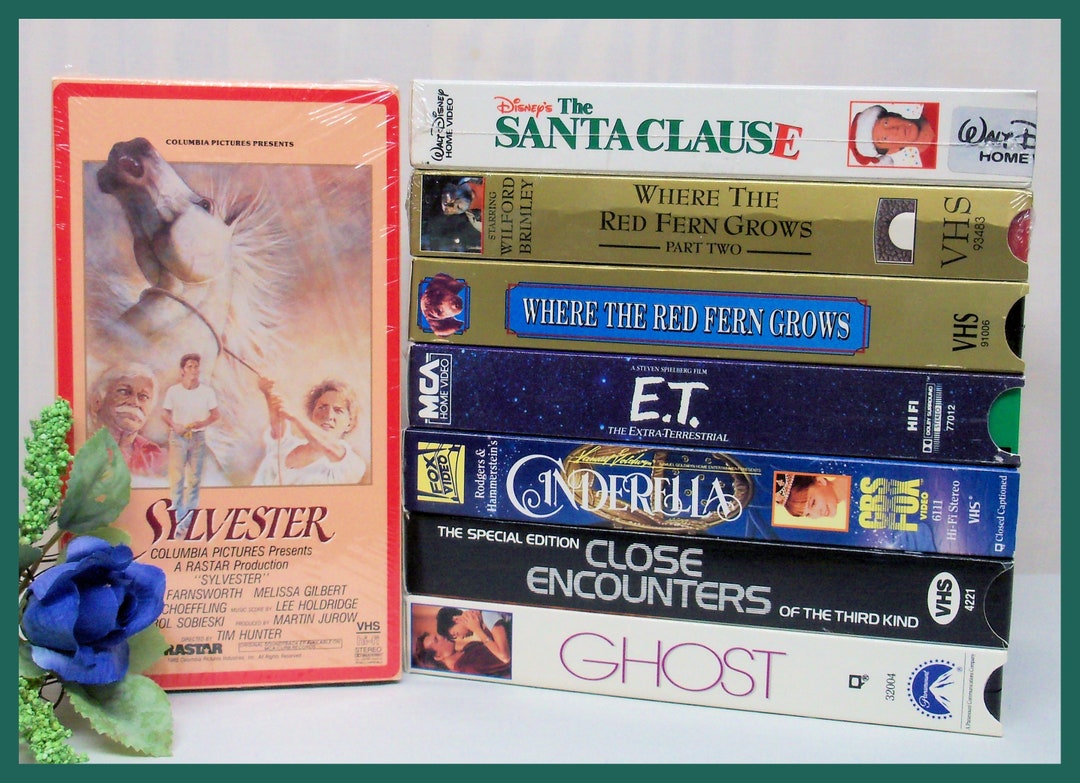 Eight [8] Assorted VHS Movie Tapes - Fun for the Entire Family! A Few ...