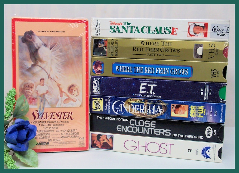 Eight 8 Assorted VHS Movie Tapes Fun for the Entire Family A Few Still ...