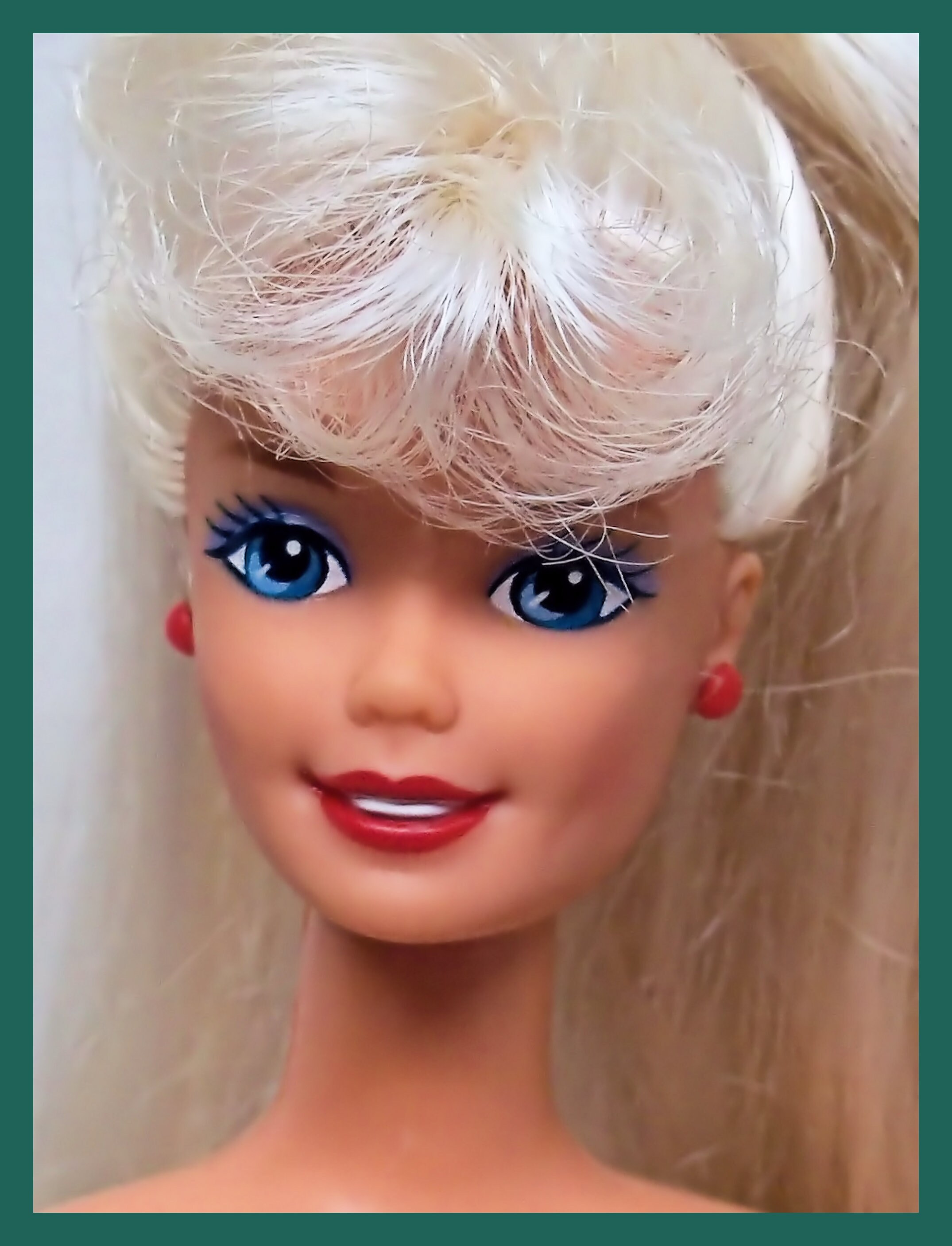 Platinum Blonde Barbie Doll Superstar Face Sculpt Ooak Project Nude Etsy