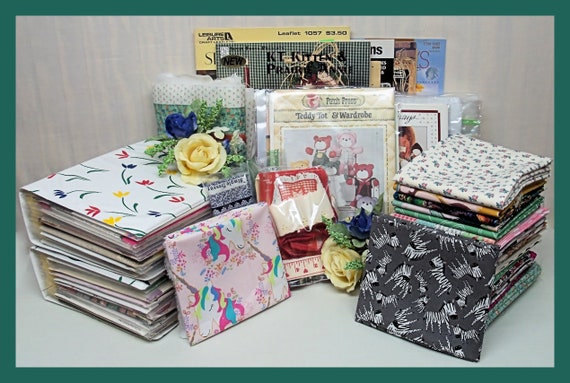 Huge Collection Cut Sew Stuff Patterns Kits and Cotton - Etsy