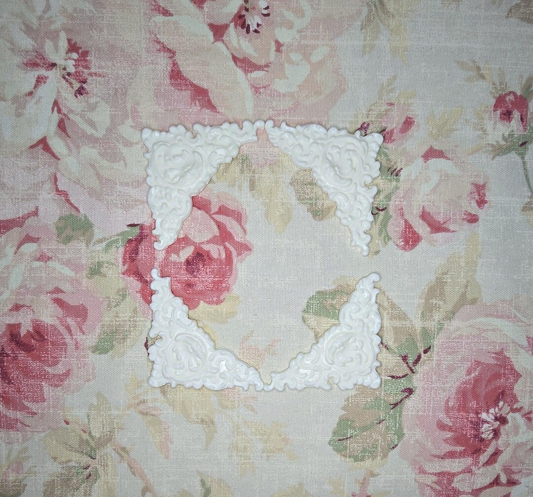 Shabby and Chic Flexible Detailed Rococo Corners (4 Pcs) Furniture ...