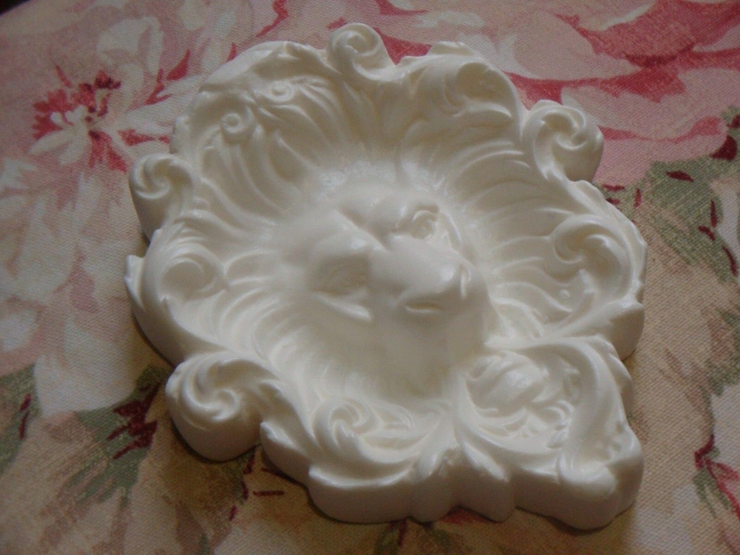 Unique Lion Head Furniture Applique Architectural Pediment - Etsy