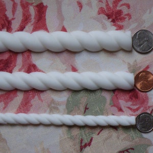 New! Shabby & Chic Flexible Rope Mouldings (3 Sizes) Furniture Applique ...