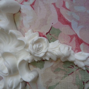 New Gorgeous ROCOCO & ROSE Pediment Furniture Applique Architectural ...
