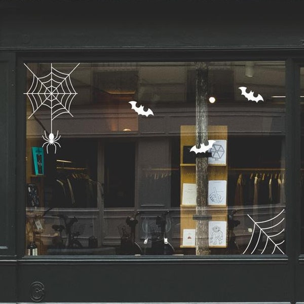 Cobweb Window Sticker - Etsy