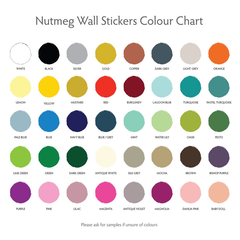 Brush Strokes Wall Stickers Wall Decals Wall Stickers - Etsy