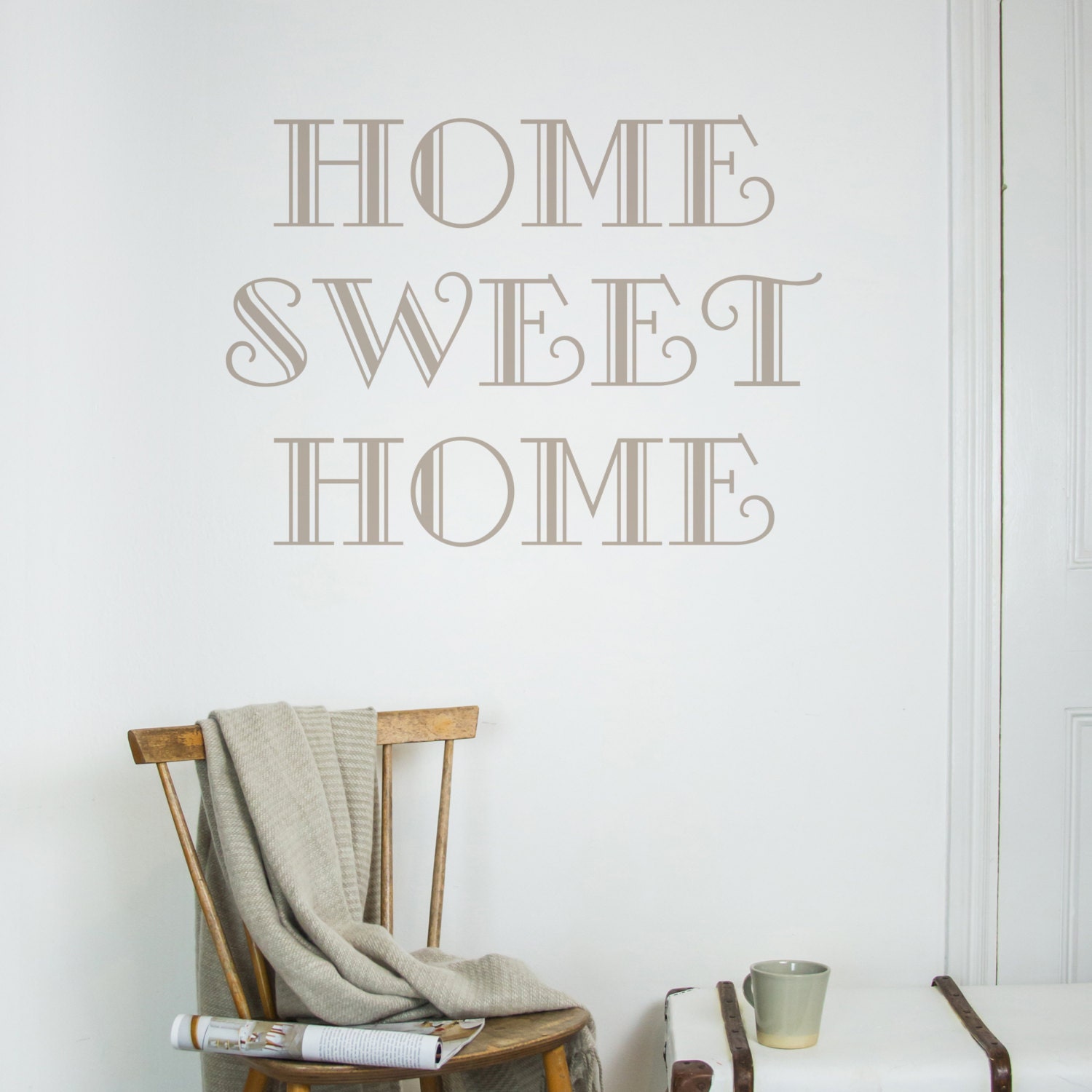 Home Sweet Home Wall Sticker Decals Wall Tattoo Wall Art | Etsy