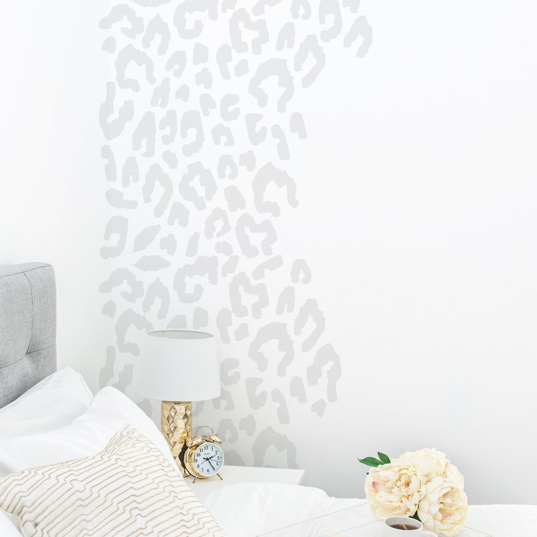 Leopard Print Wall Stickers Decals. Animal Print Wall Decoration ...