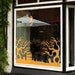 Spooky Night Scene Retail Window Vinyl. Shop Window Retail Graphics ...
