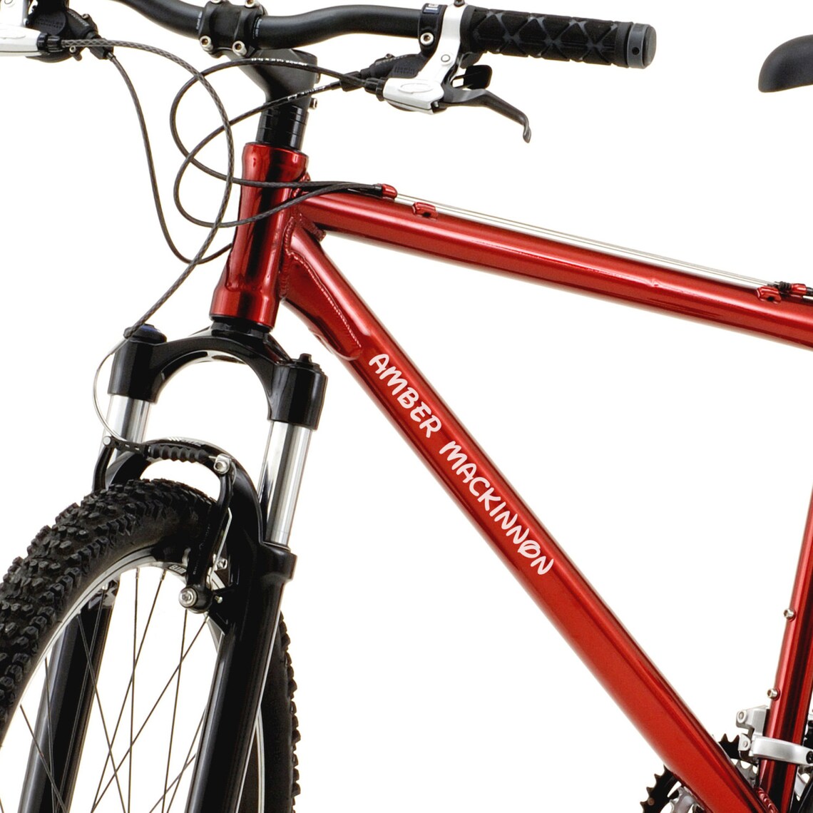 Personalised Bicycle Name Stickers. Graphic Decals for Bikes - Etsy UK