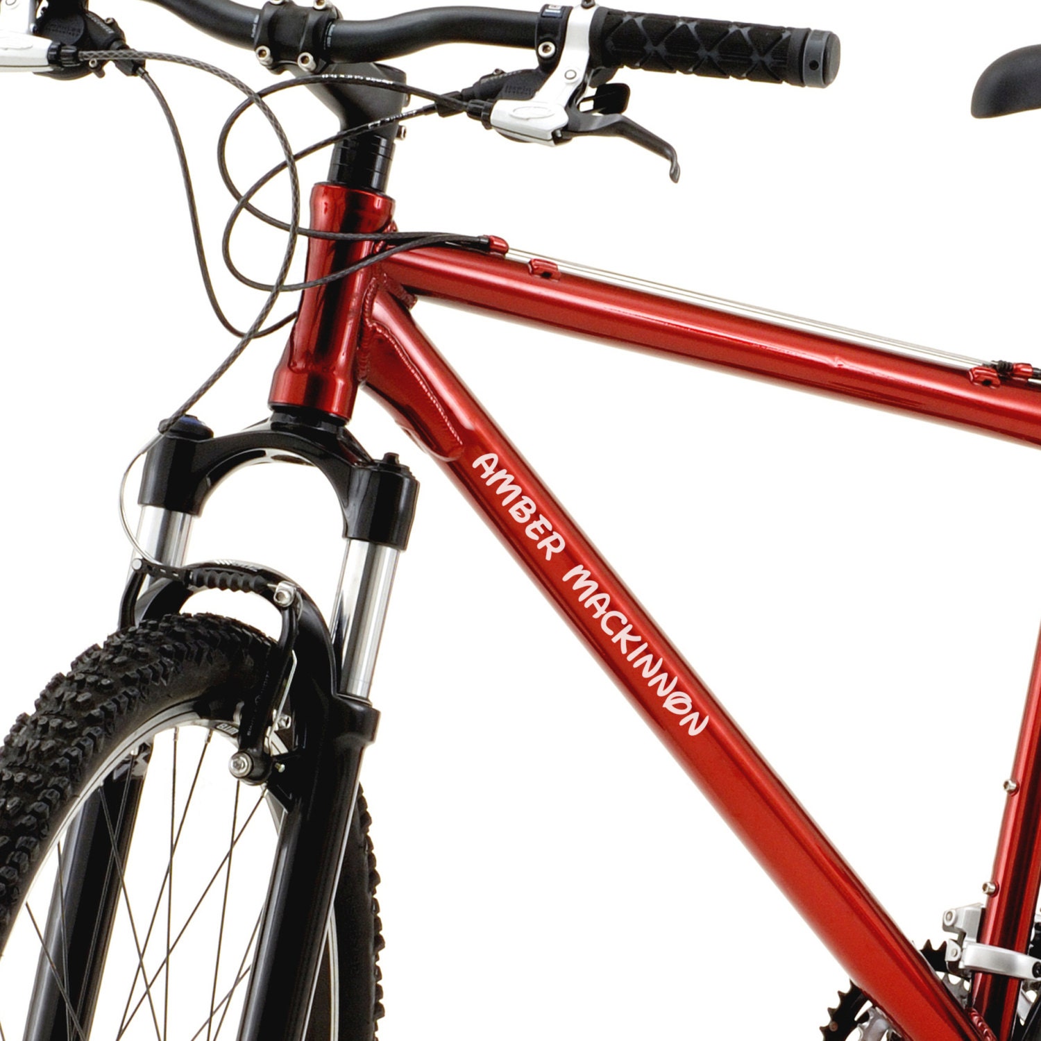 Personalised Bicycle Name Stickers. Graphic Decals for Bikes - Etsy UK