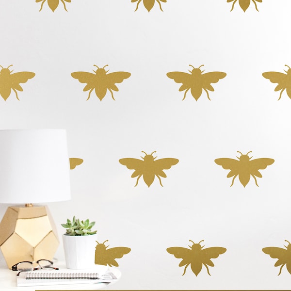 Bee Wall Stickers - Etsy UK