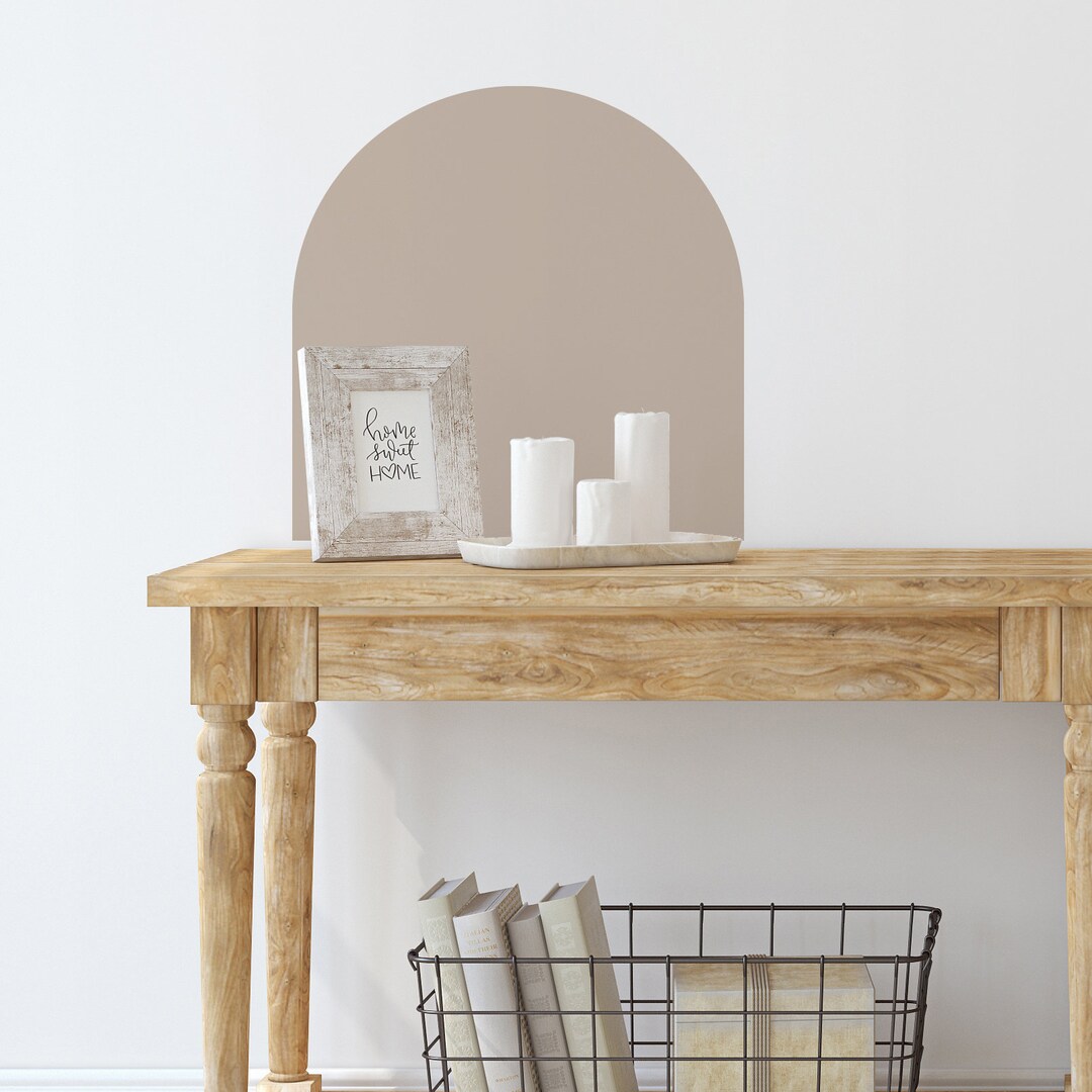 Arch Colour Block Wall Sticker - Etsy UK