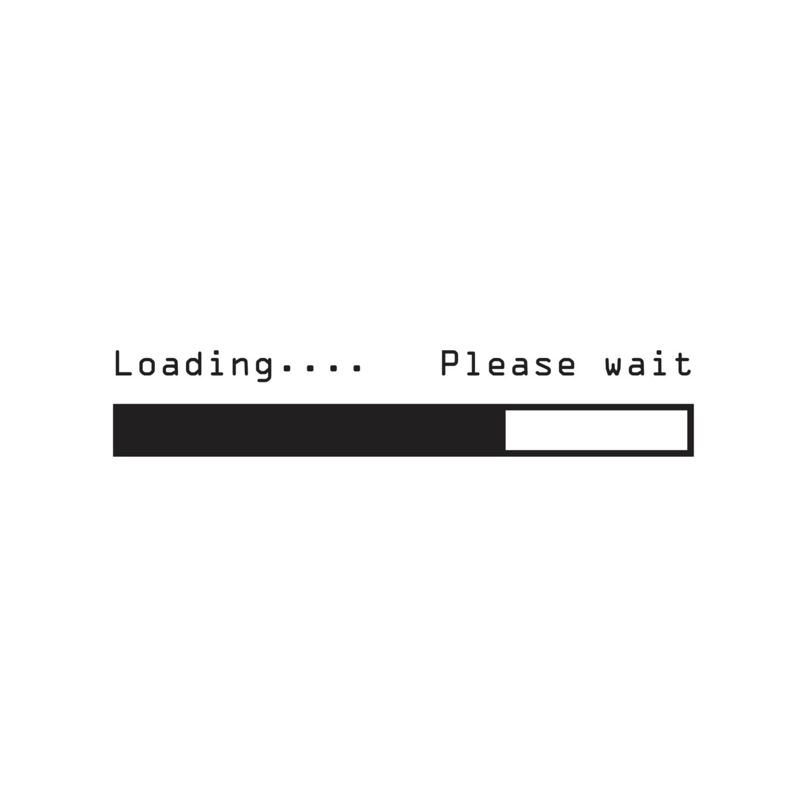 Loading Please Wait Wall Sticker Decals Wall Tattoo Wall - Etsy