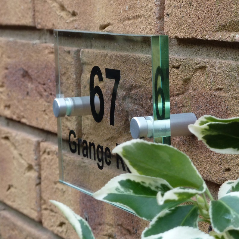 Personalised Acrylic House Sign - Etsy