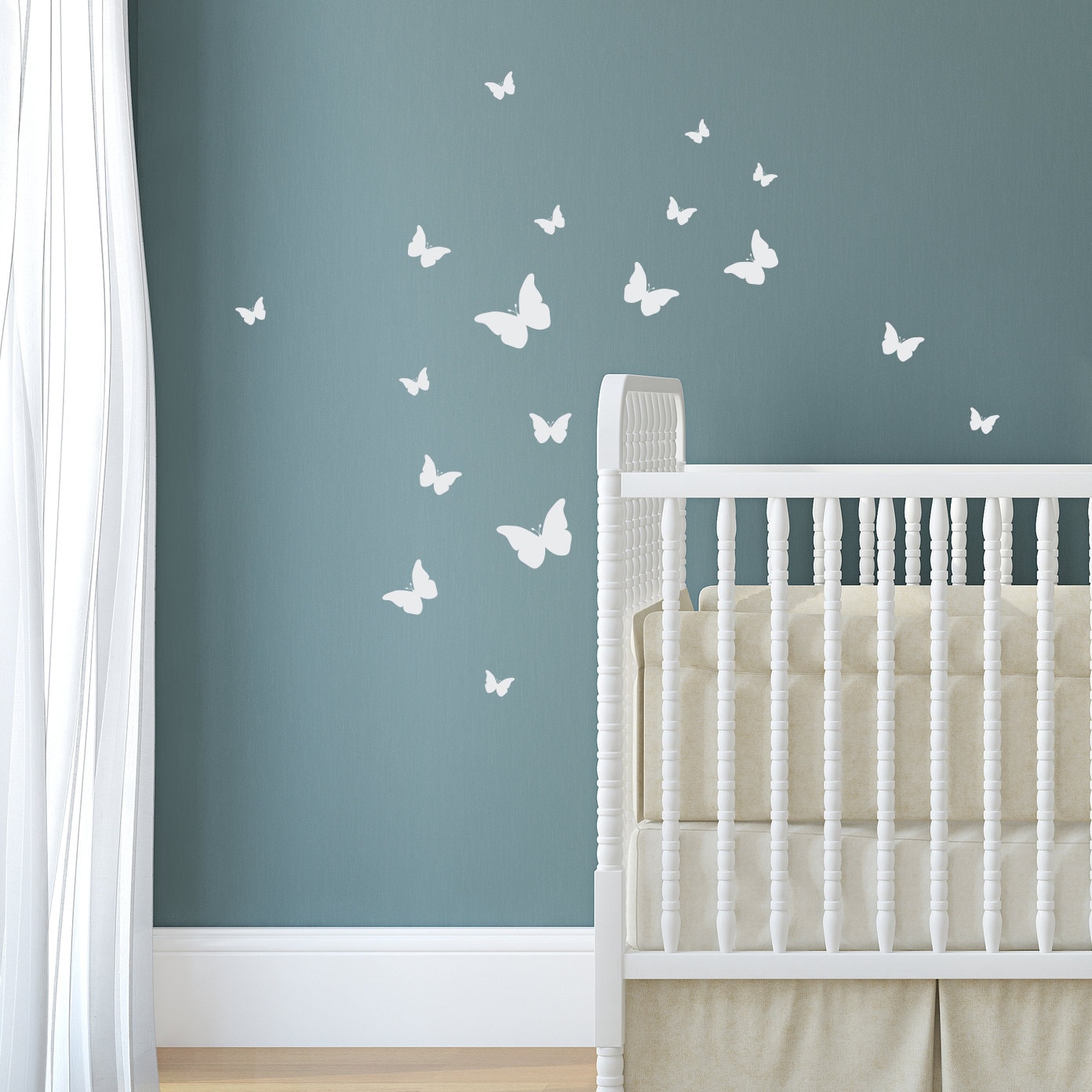 Decorative Wall Stickers (pack)-decals-decorative-hearts-butterflies ...