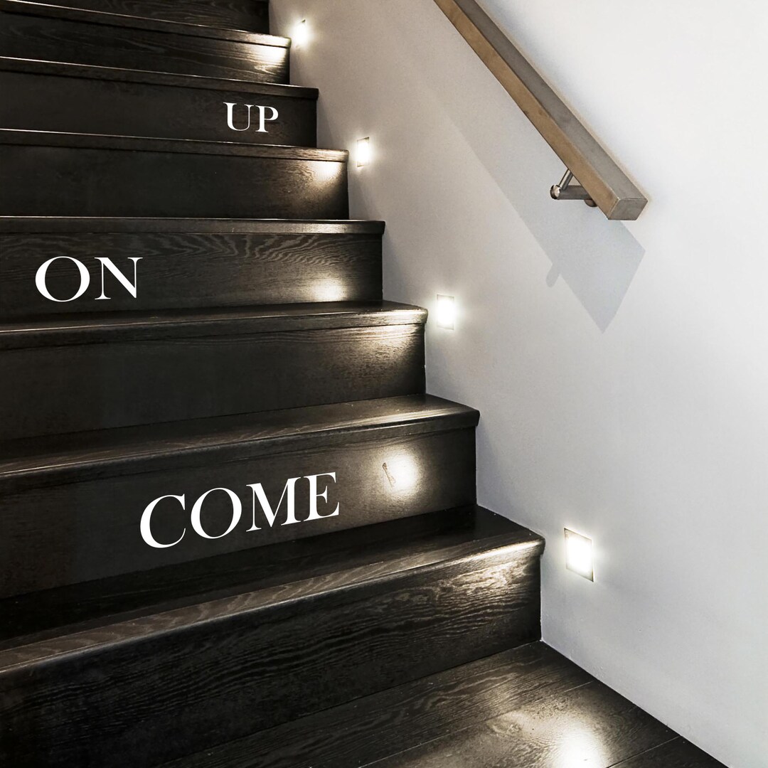 Stair Stickers Come on Up-decals-stair Sticker-entrance Stickers-come ...