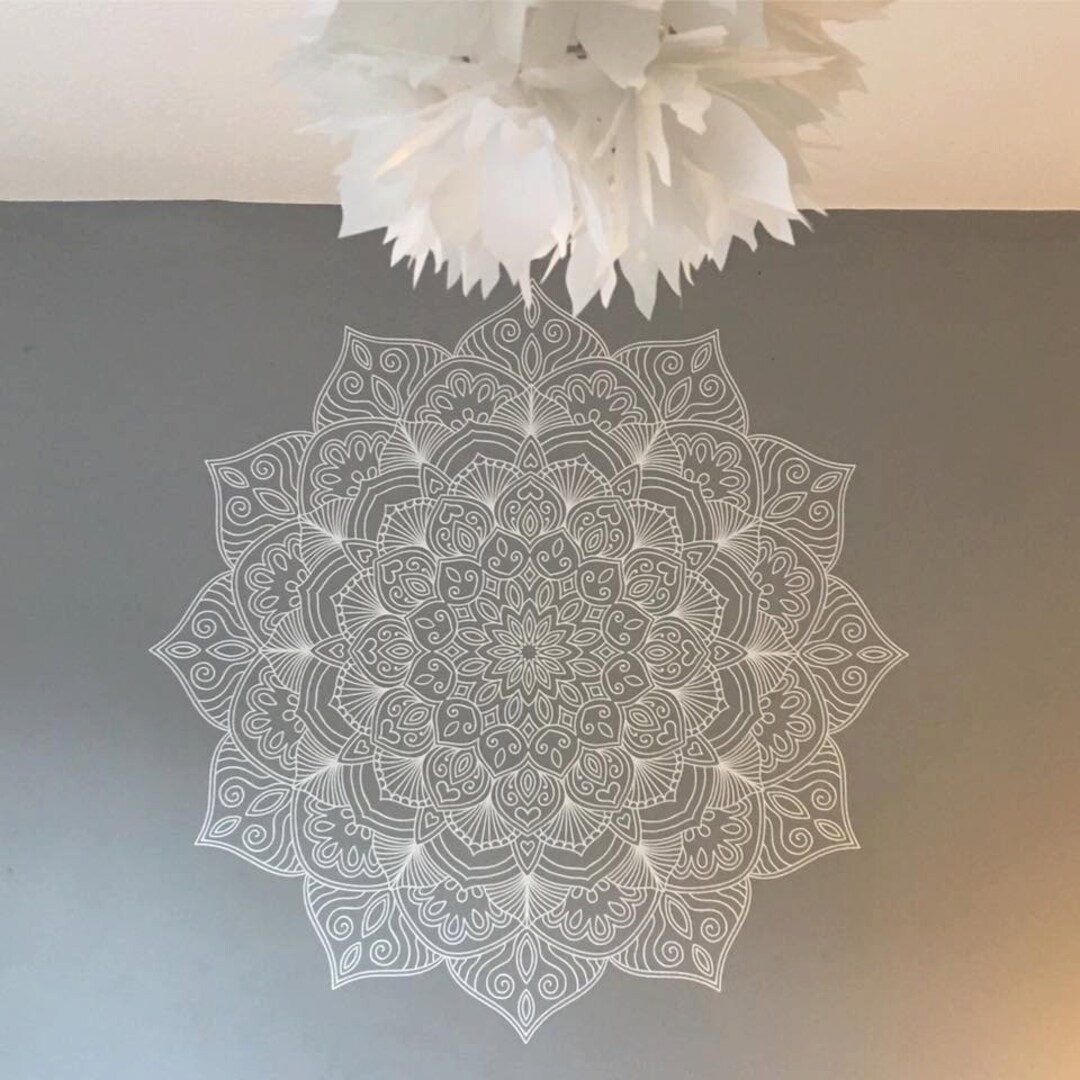 Mandala Wall Sticker - Etsy