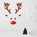 Reindeer Window Sticker-decal-wall - Etsy