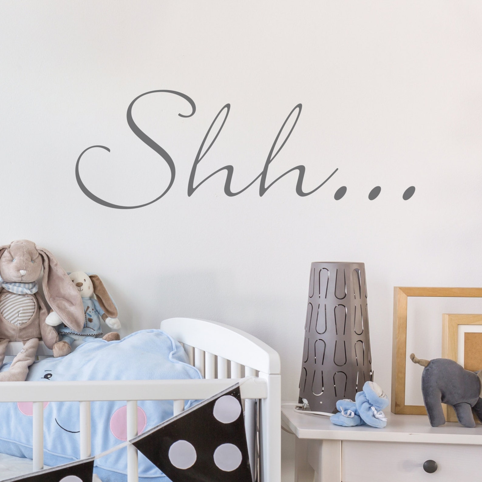 Wall Sticker Shh... Decals Wall Art Wall Quote Home Decor Wall Stickers ...
