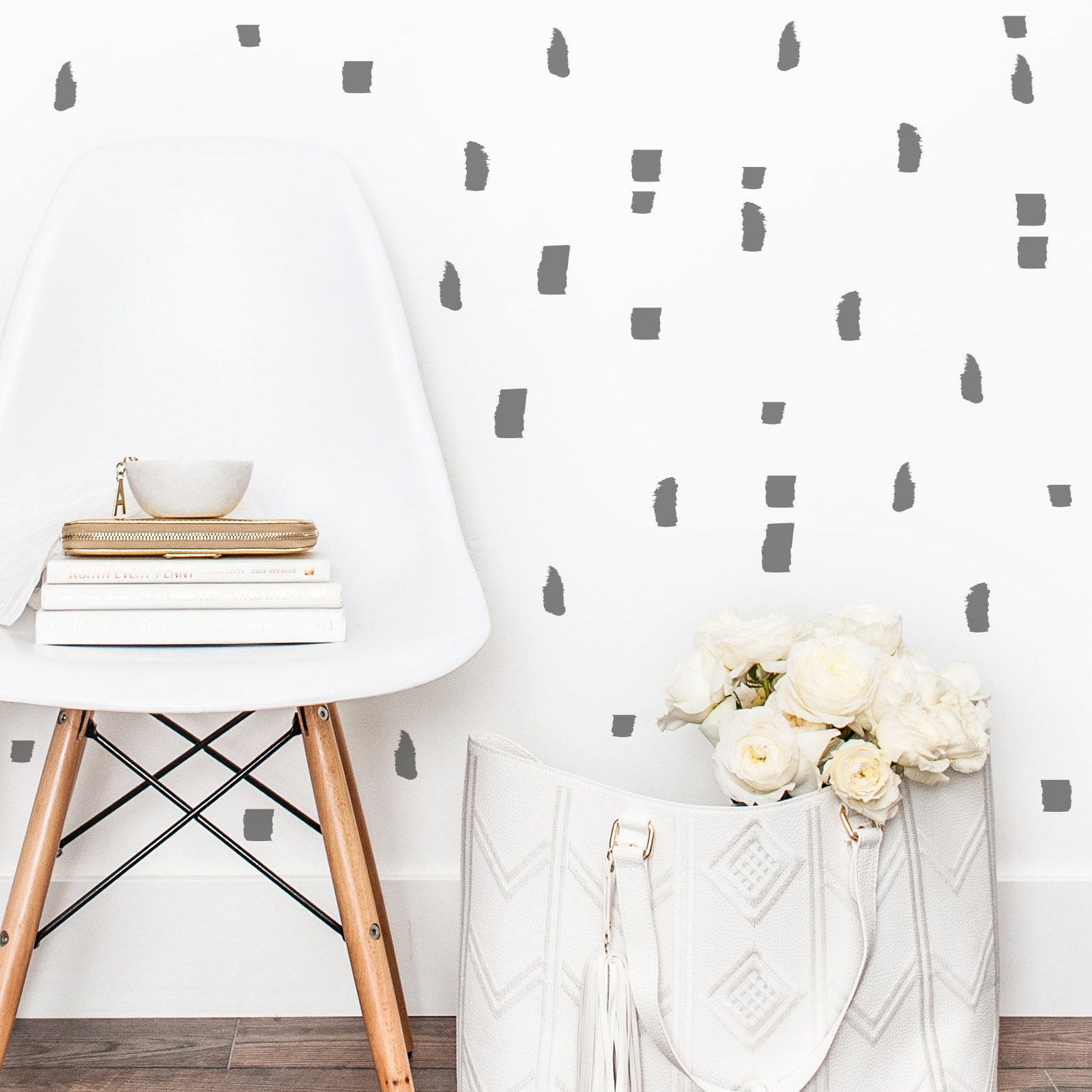 Brush Strokes Wall Stickers - Wall Decals - Wall Stickers - Stars Decor ...