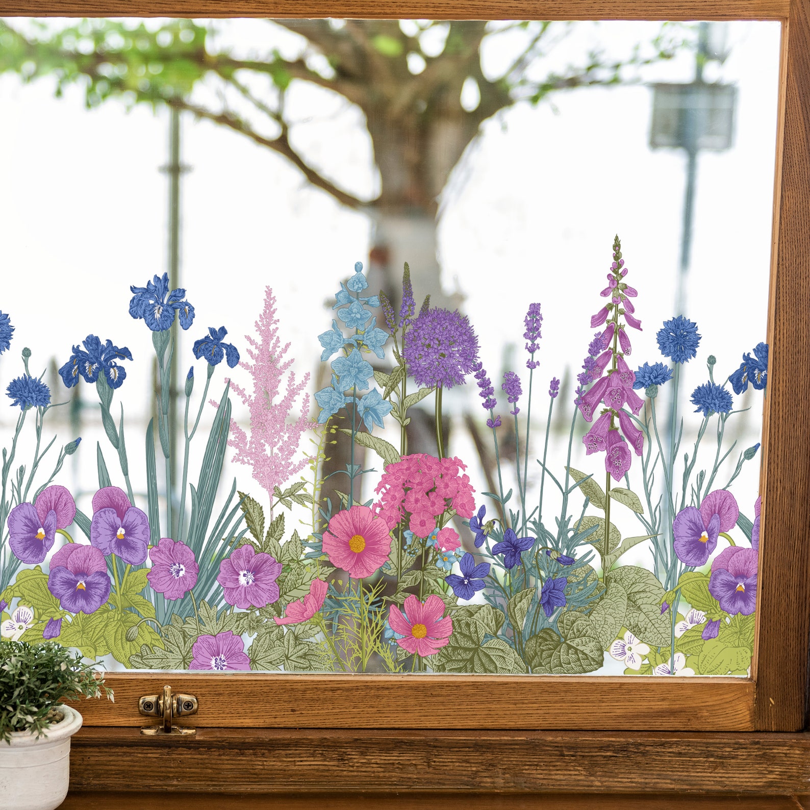 Secret Garden Double Sided Window Sticker - Etsy