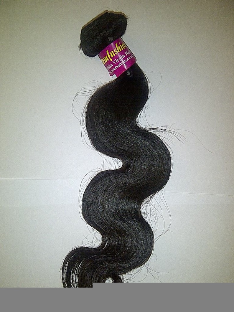 10" to 30" Brazilian Virgin Human Hair Extensions Grade 10A Body Wave ...