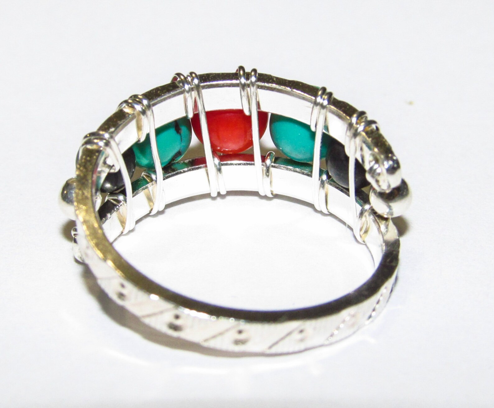 Sterling Silver Gemstone Ring - Etsy