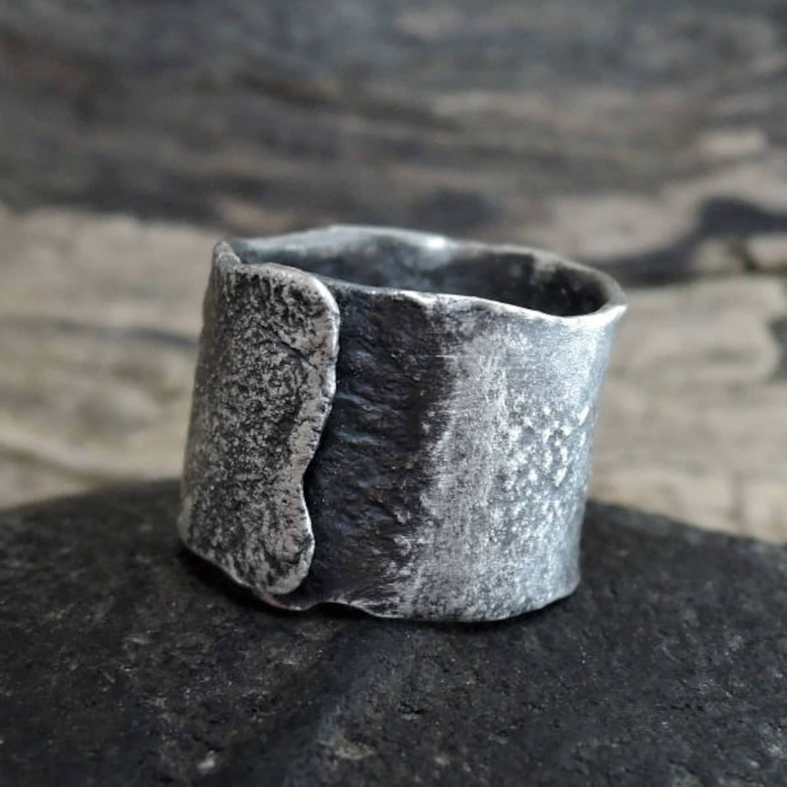 Heavy Mens Silver Ring Mens Ring Siver Mens Ring Massive | Etsy