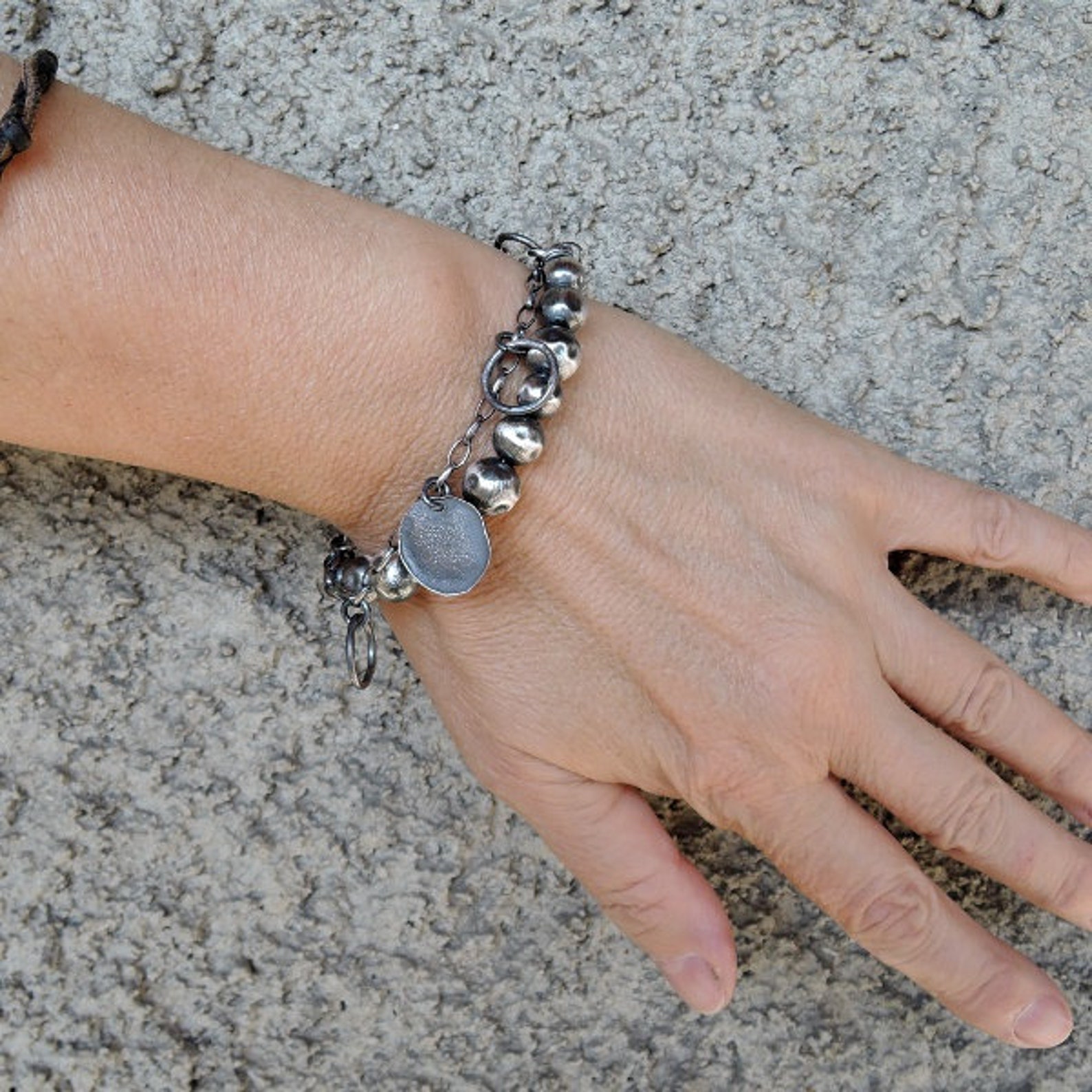 Silver Bracelet Multistrand Bracelet Modern Sterling Silver - Etsy