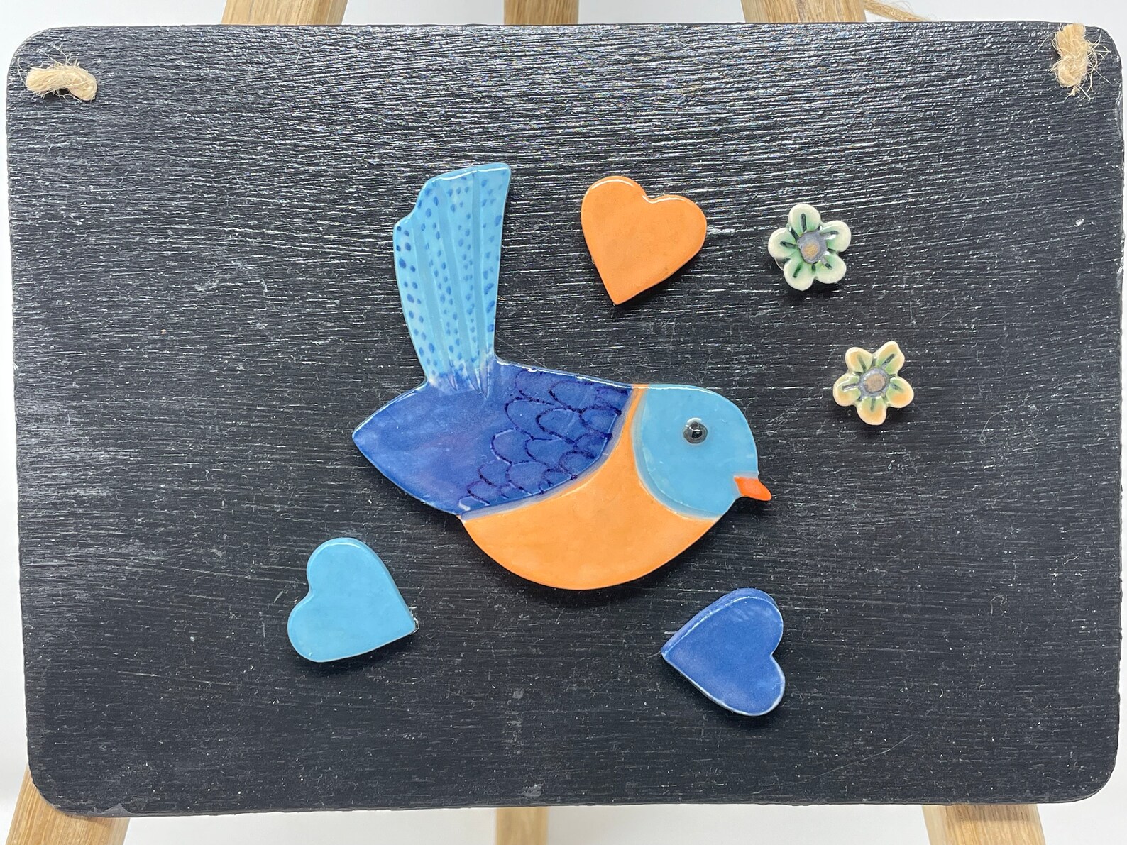 Handmade Ceramic Bird and Floral Magnets, Nature Lover Gift - Etsy