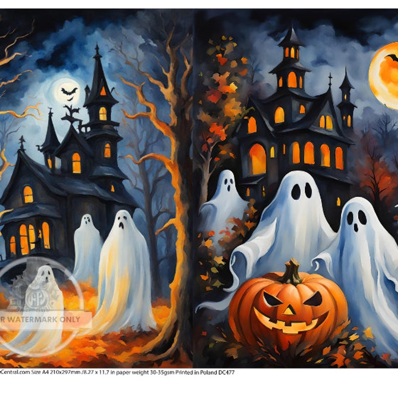 Halloween Rice Paper - Etsy