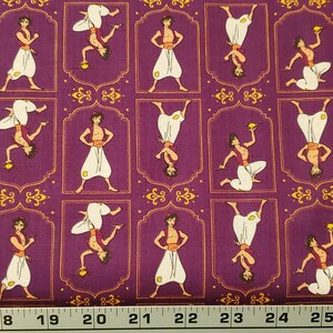 Disney Aladdin Frames Fabric by the Half Yard. 100% Cotton. - Etsy