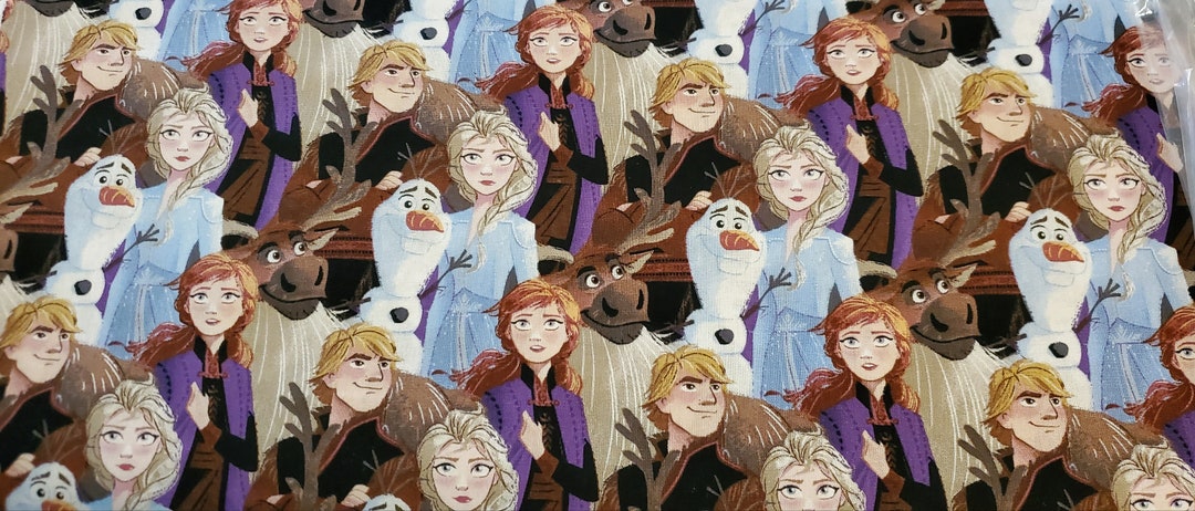 Frozen 2 Friends Forever Disney Fabric by the Half Yard. 100% Cotton ...
