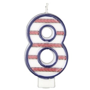 3.5 Inches Baseball Number Candle - Etsy