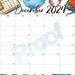Blank School Calendar 2024-2025 (august to June)- Printable, Digital ...
